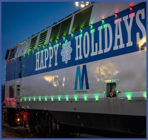 Luces sobre rieles: la magia navideña llega a los trenes de MTA ...